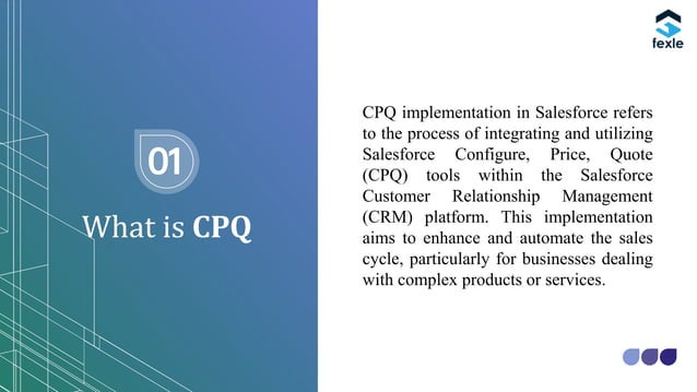 Salesforce CPQ Implementation at Fexle Services | PPT