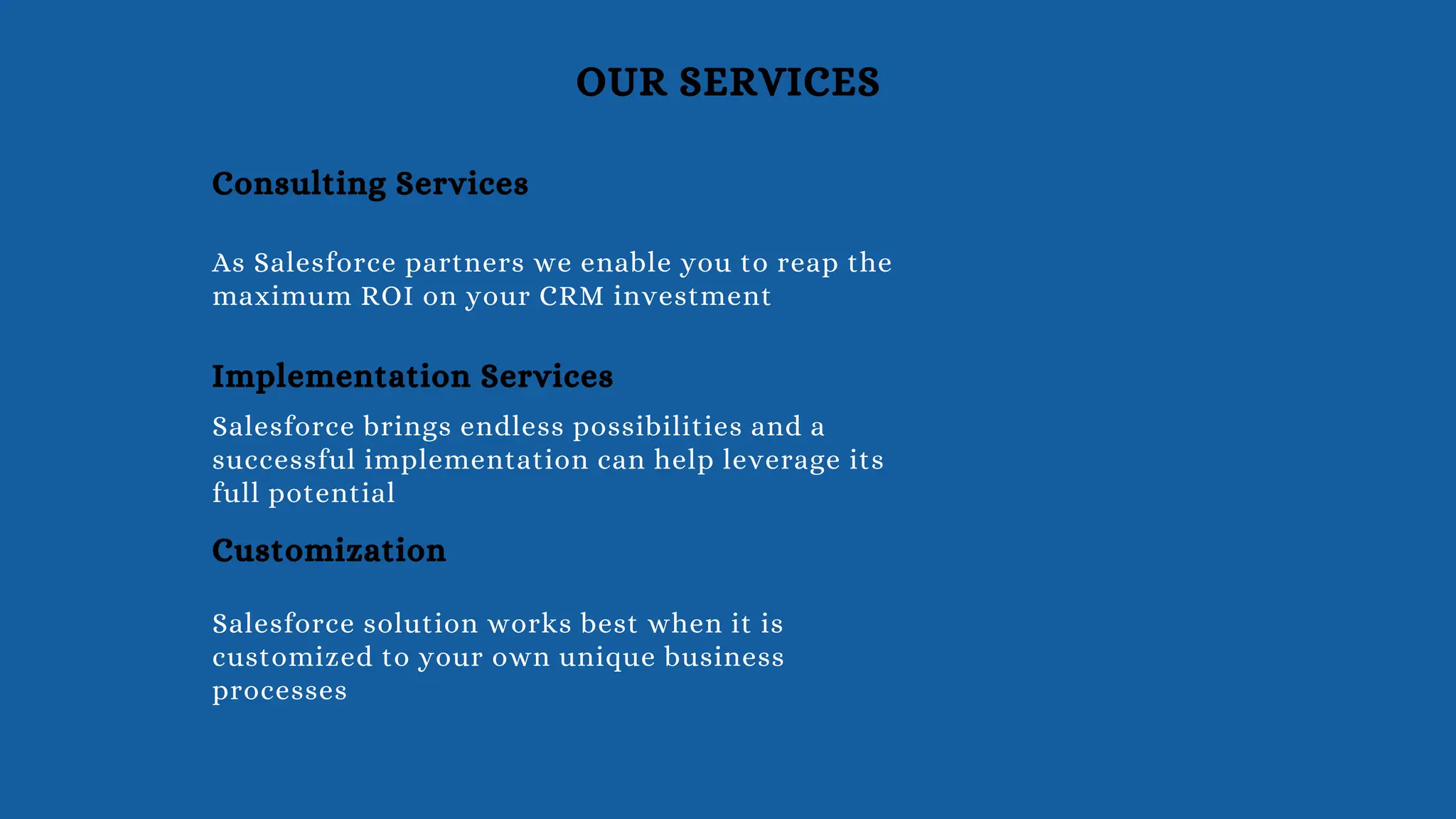 Salesforce Crm Consultant India Qr Solutions Ppt