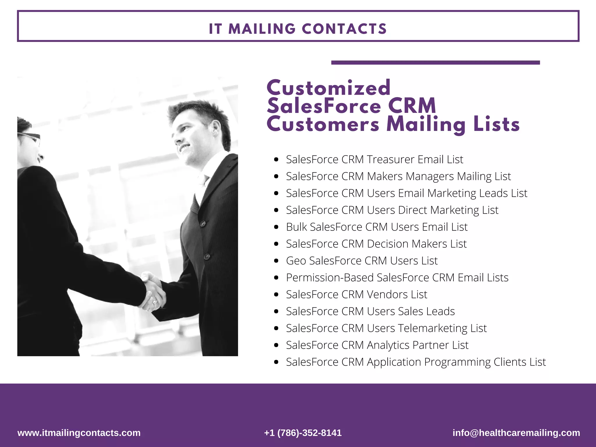 Salesforce crm email list | PPT