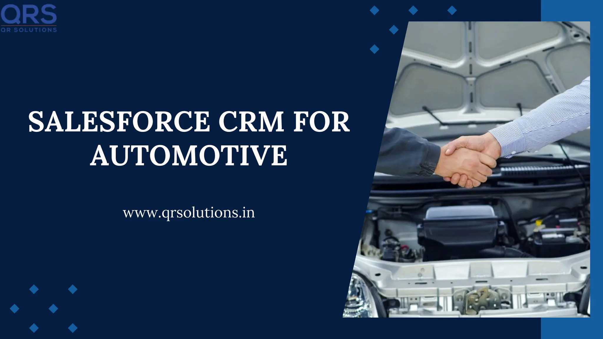 Salesforce for Automotive Industry | QR Solutions | PPT