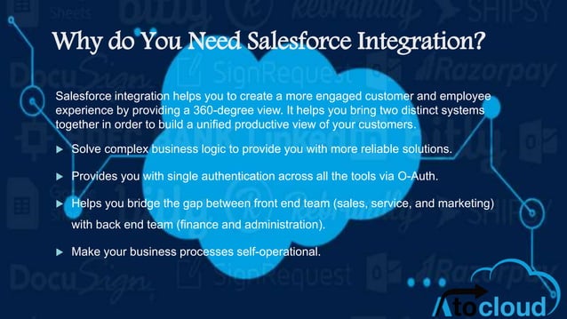 Salesforce CRM Integration Solutions | PPTX | Computer Software and Applications | Computing