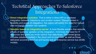 Salesforce CRM Integration Solutions | PPTX | Computer Software and ...
