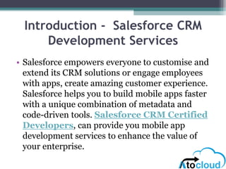 Salesforce CRM Solutions That Helps You Do Business Better | PPTX