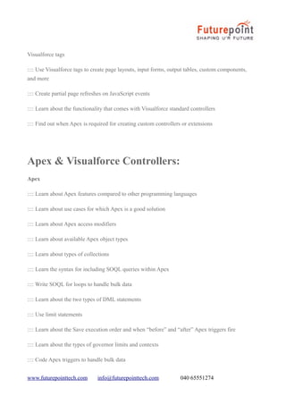 Salesforce crm training | DOC