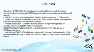 Salesforce cti integration case study | PDF