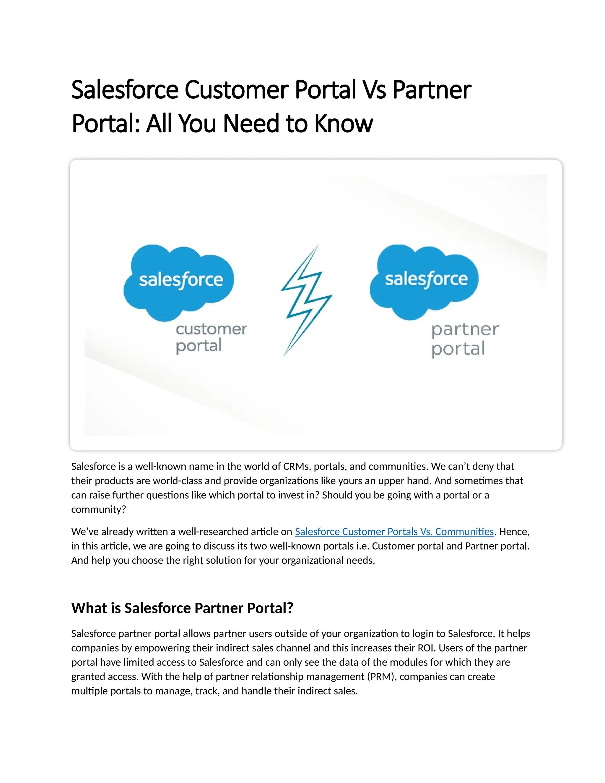 Salesforce Customer Portal Vs Partner Portal.docx