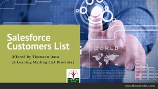 Salesforce CRM Users List - Salesforce Users Email List and Mailing List | PPT