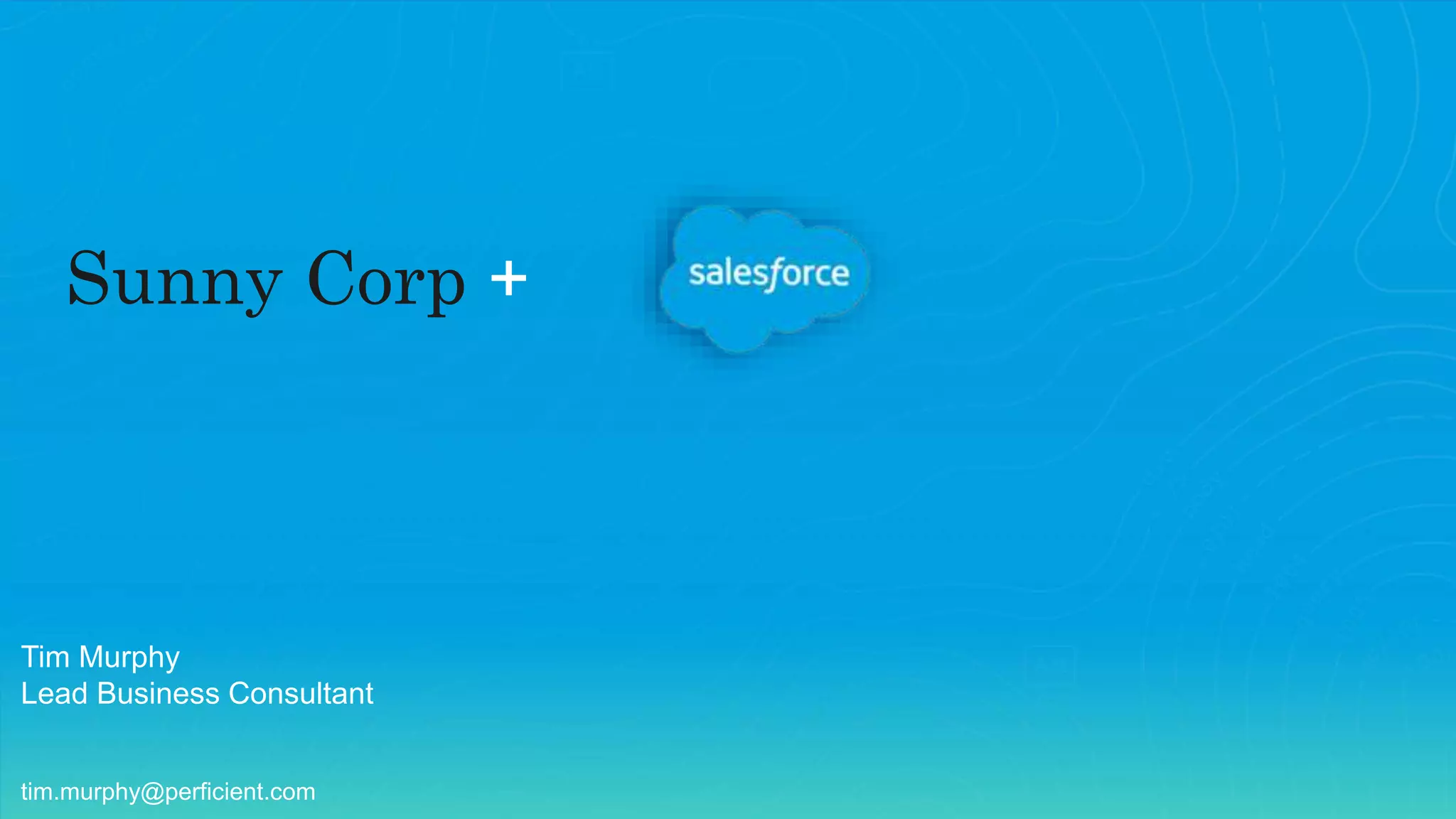 Salesforce demo intro deck | PPTX