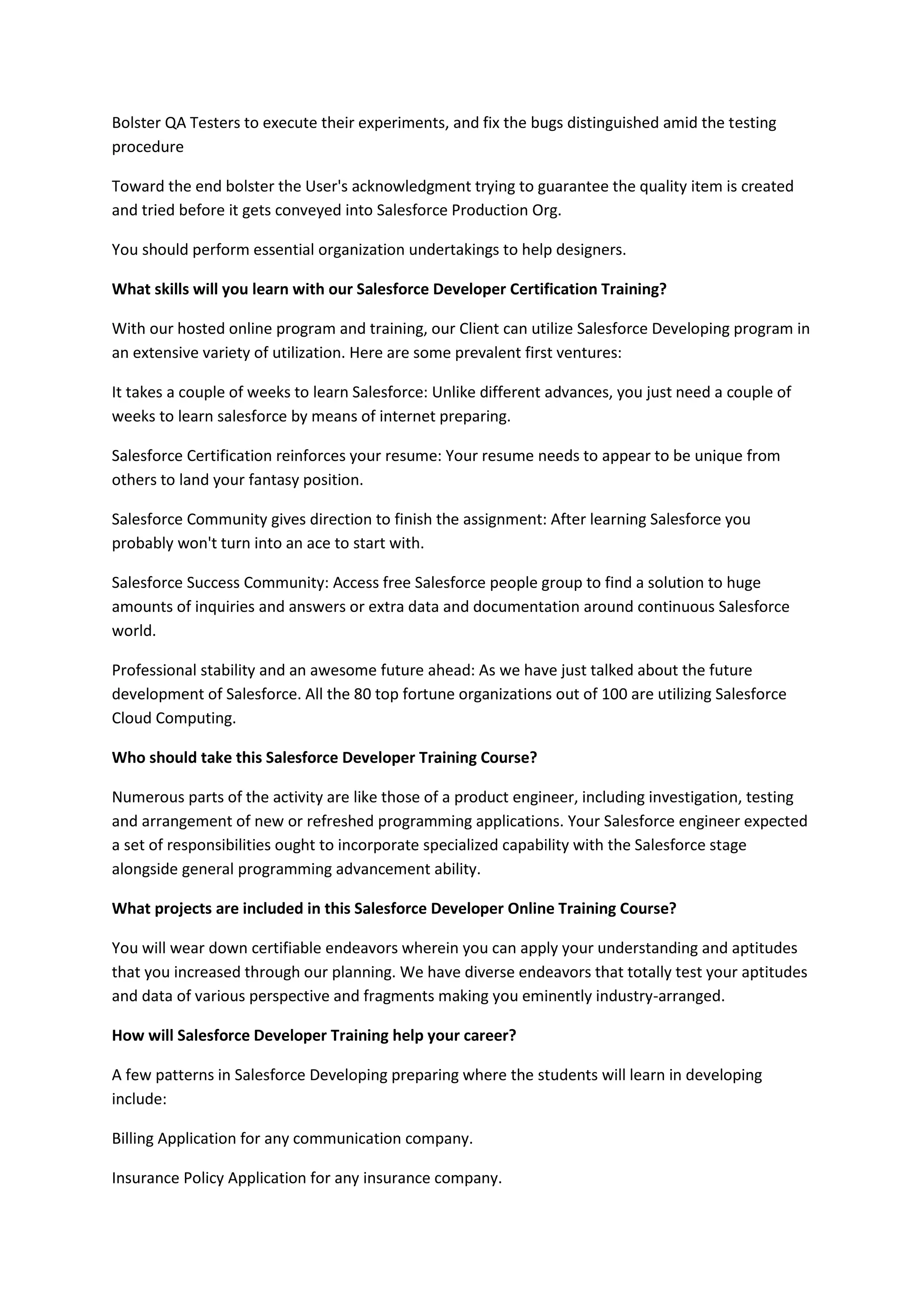 What Is Salesforce Developer Pdf