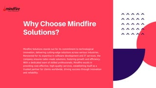 Salesforce Development Solutions - Mindfire Solutions | PPT