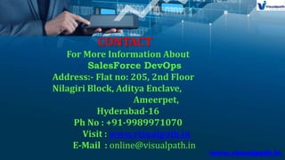 Salesforce DevOps Online Training Institute | PPTX | Operating Systems | Computer Software and ...