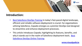 Salesforce DevOps Online Training Hyderabad - Best Salesforce DevOps Training.pptx
