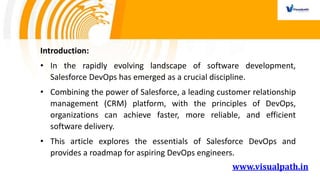 Salesforce DevOps Training in Ameerpet | Best Salesforce DevOps Training | PPT
