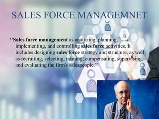 sales force management | PPTX