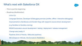 Salesforce DX for admins - Sydney world tour | PPT