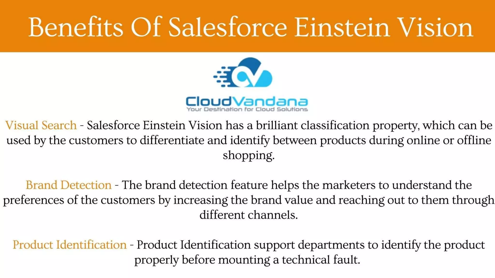 Salesforce Einstein Vsion _CloudVandana | PPTX