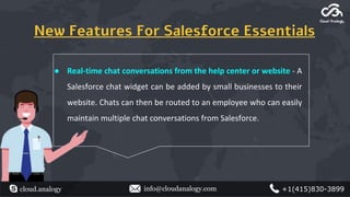 Salesforce Essentials Adds Direct Telephony And Messaging Channels | PPT
