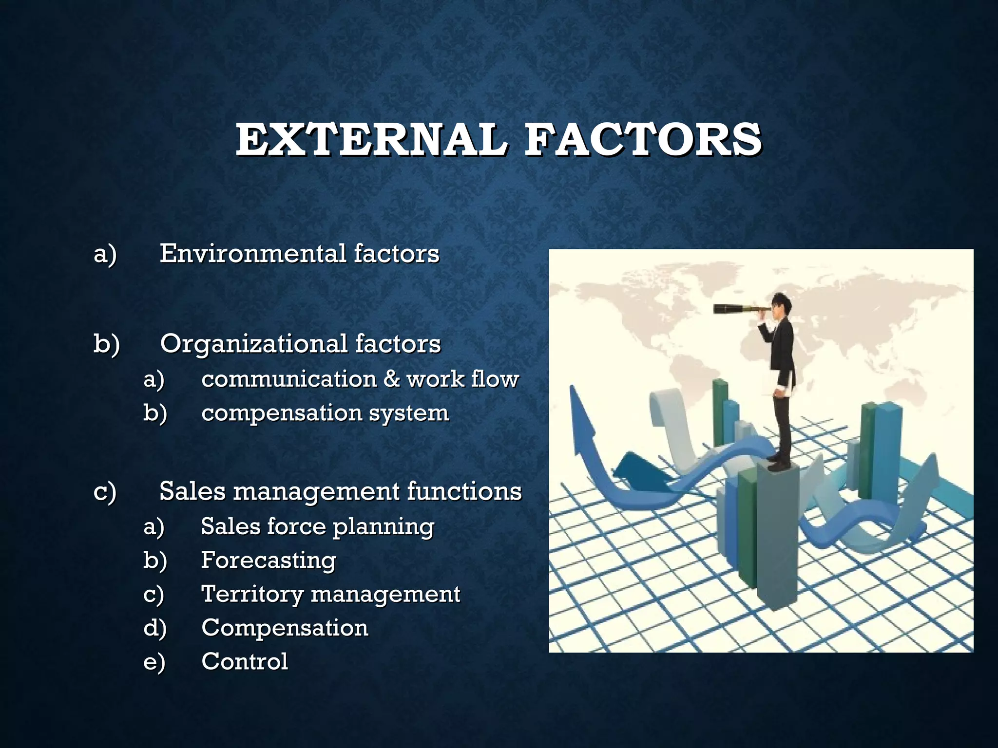 Sales force evaluation and control | PPT