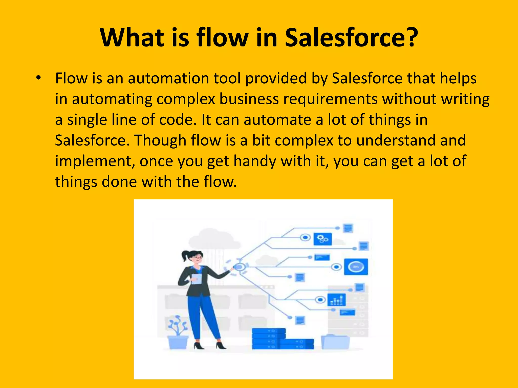 salesforce Flow and Flow Builder In Salesforce | PPTX | Programming Languages | Computing