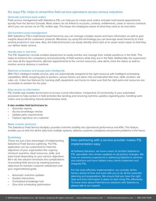 How Salesforce FSL is redefining field service operations | PDF