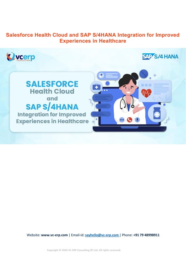 Salesforce Health Cloud and SAP S/4HANA Integration for Improved ...