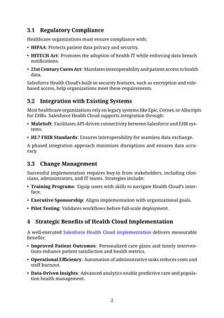 Salesforce Health Cloud Implementation in the USA: A 2025 Strategic ...