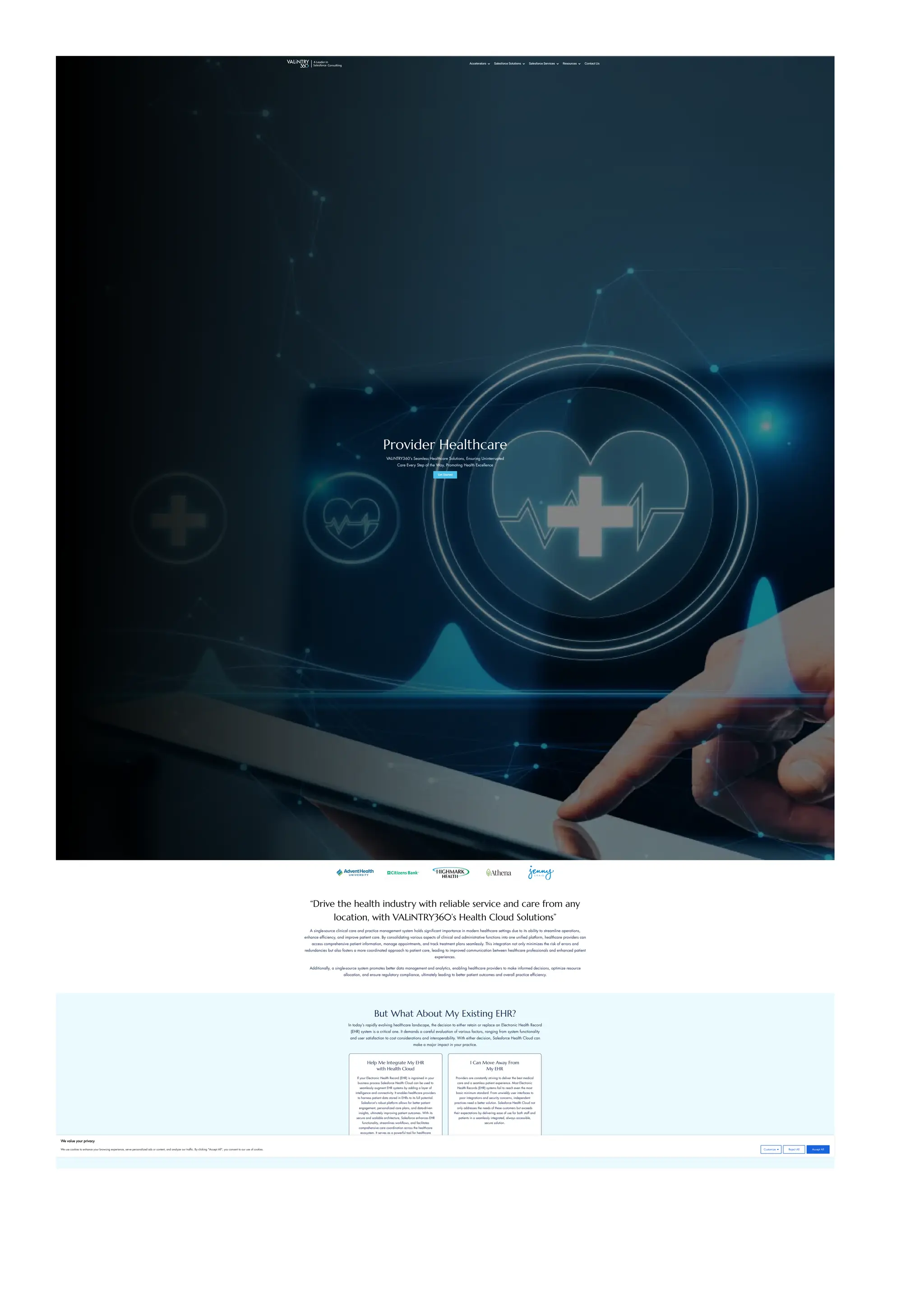 Salesforce Health Cloud Services.VALiNTRY360 | PDF