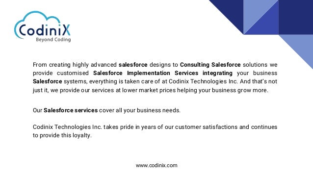 Salesforce Implementation Services | PPTX