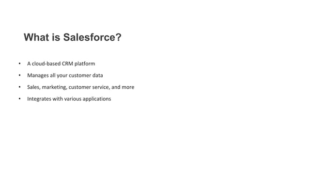 salesforce integration with node.js presentation | PPT