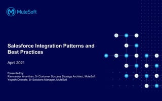 Salesforce integration best practices columbus meetup | PPT