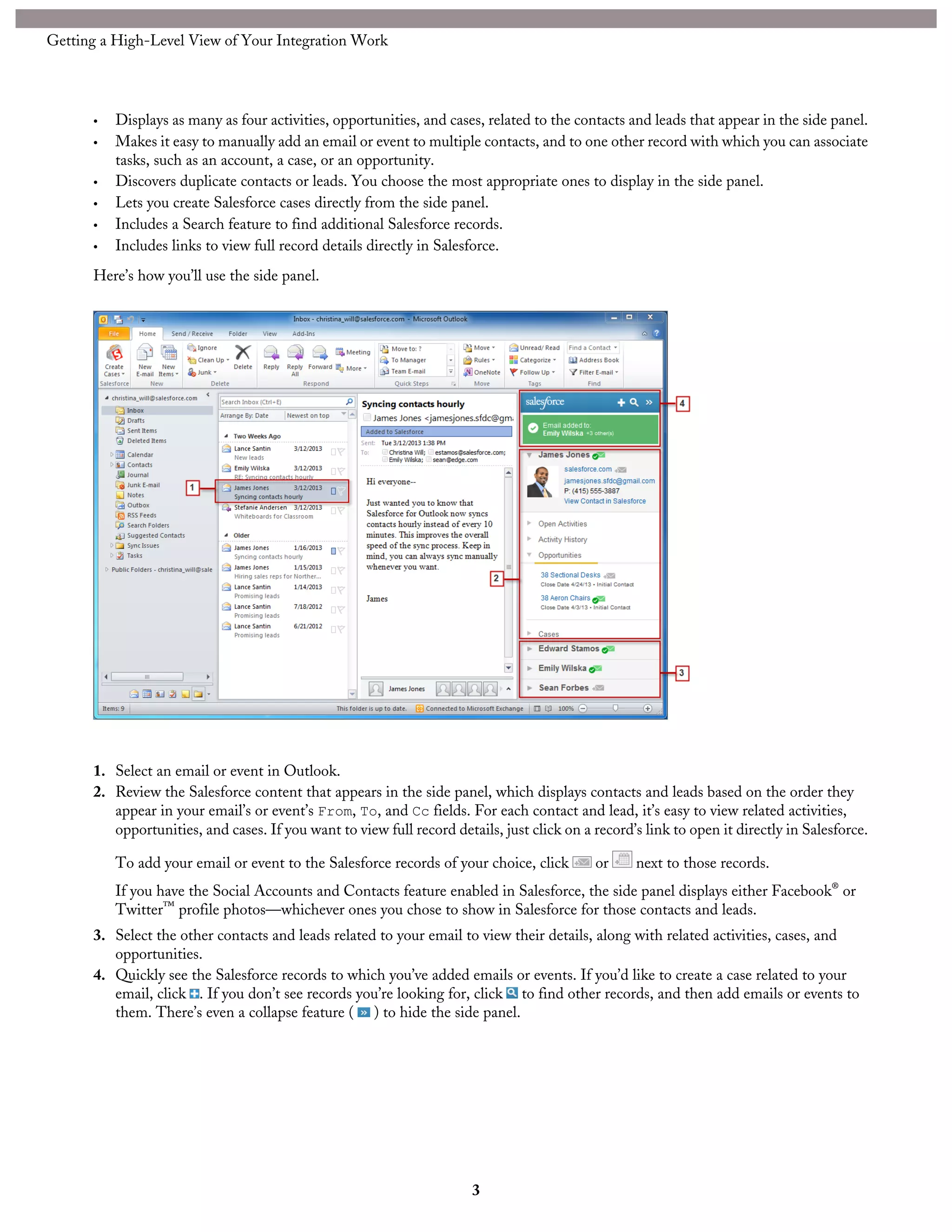 Salesforce Integration | Outlook Sync Guide | PDF