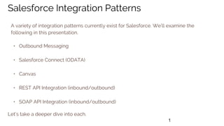 Salesforce Integration Patterns | PPTX