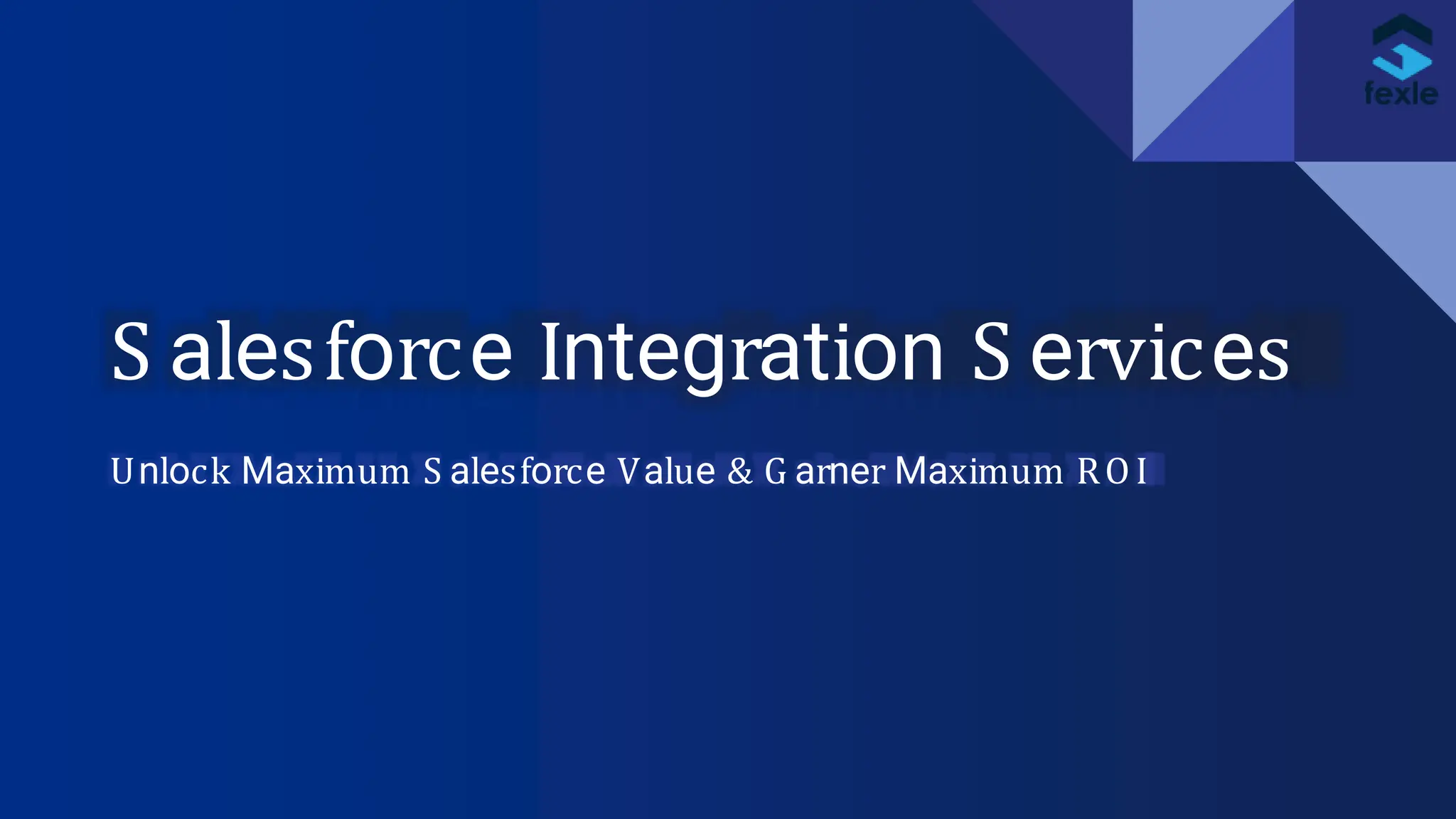 Salesforce Integration Services Presentation Ppt