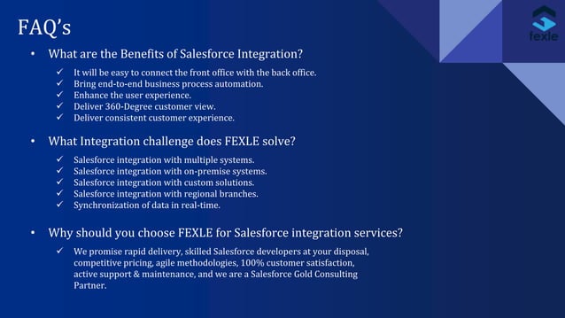 Salesforce Integration Services Presentation | PPTX