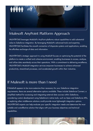 Salesforce Integration Solutions-VALiNTRY360 | PDF