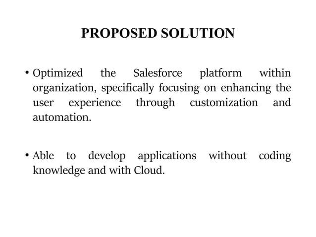 Salesforce internship of cloud computing | PPT