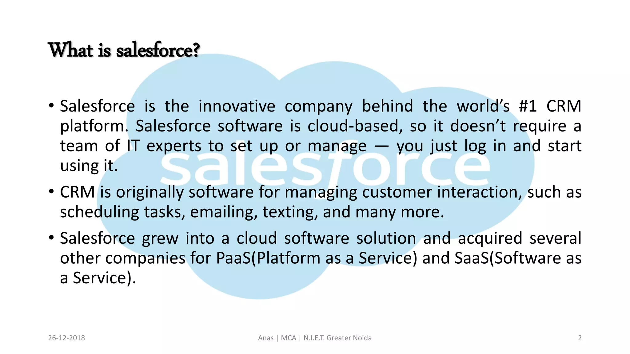 Salesforce Introduction Ppt 3982