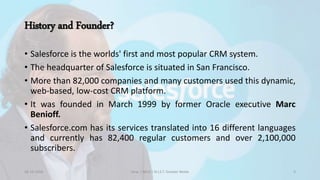 Salesforce introduction | PPTX