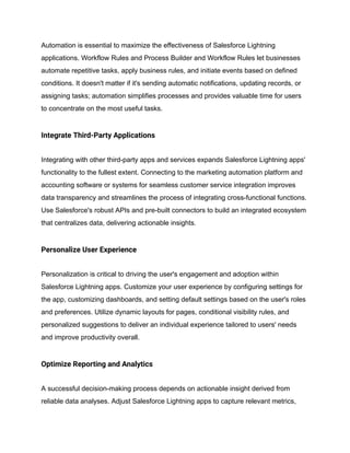 Salesforce Lightning App Development_ The Comprehensive Guide 2024.pdf | Computer Software and ...