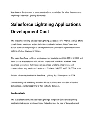 Salesforce Lightning App Development_ The Comprehensive Guide 2024.pdf | Computer Software and ...
