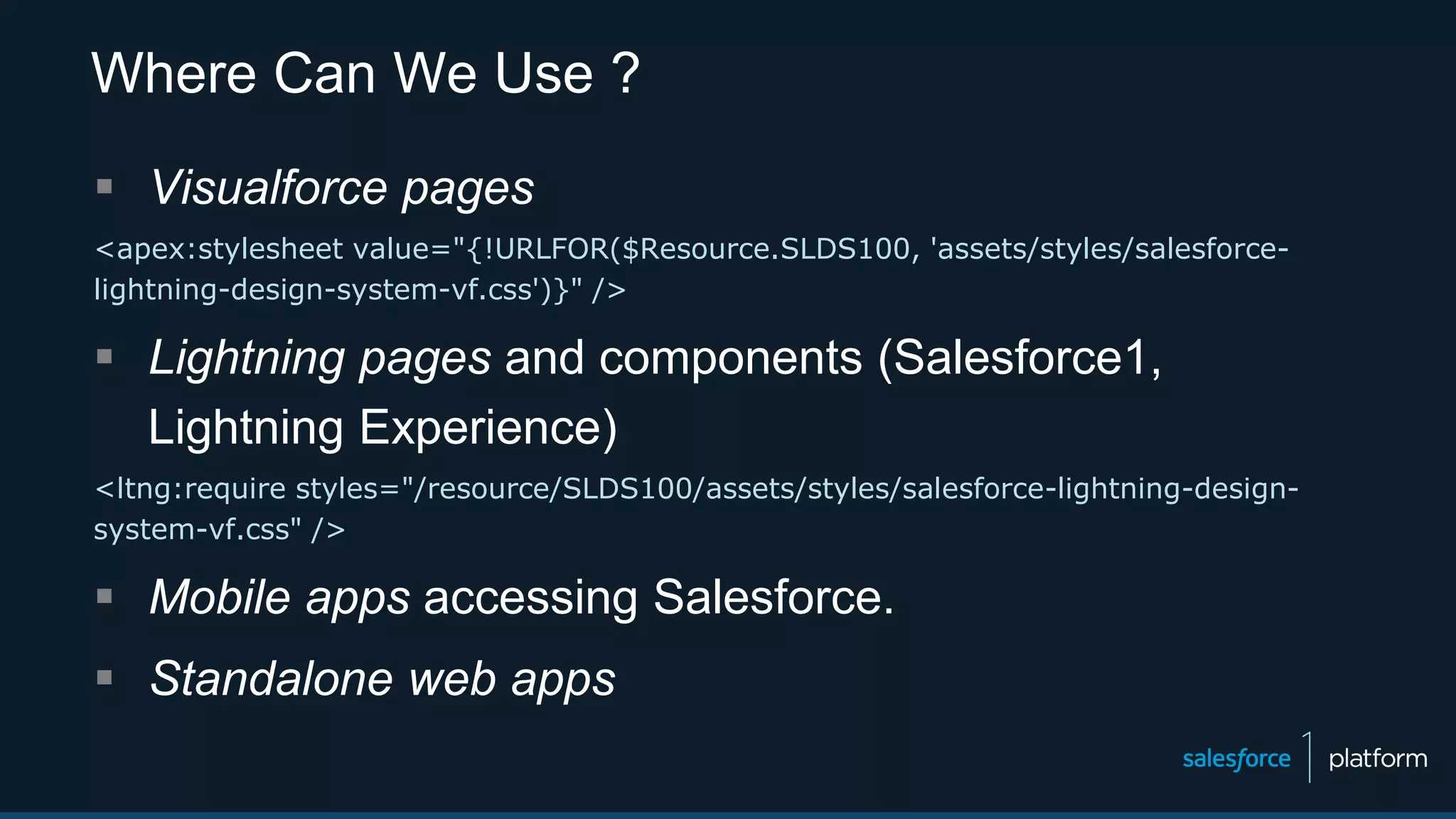 Salesforce lightning design system | PDF