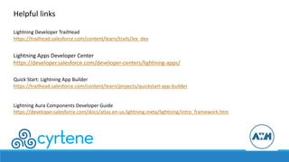 Salesforce lightning development 101 | PDF | Web Development | Internet