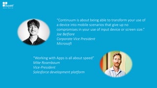 Salesforce Lightning for Microsoft Continuum on Windows 10 | PDF | Smartphones | Consumer ...