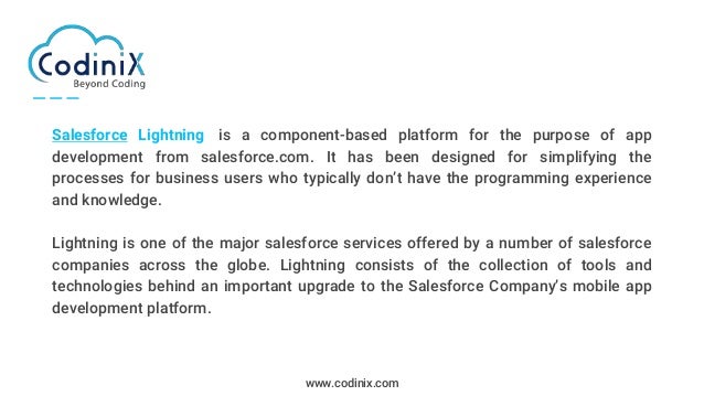 Salesforce lightning Services Providers | PPT