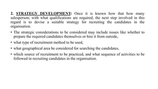 Recruitment and Selection, Sources, Process B.Com, M.com