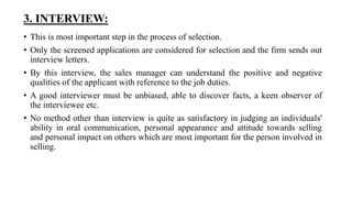 Recruitment and Selection, Sources, Process B.Com, M.com