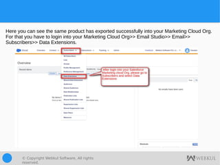 Salesforce Marketing Cloud Connector for PrestaShop | PPT