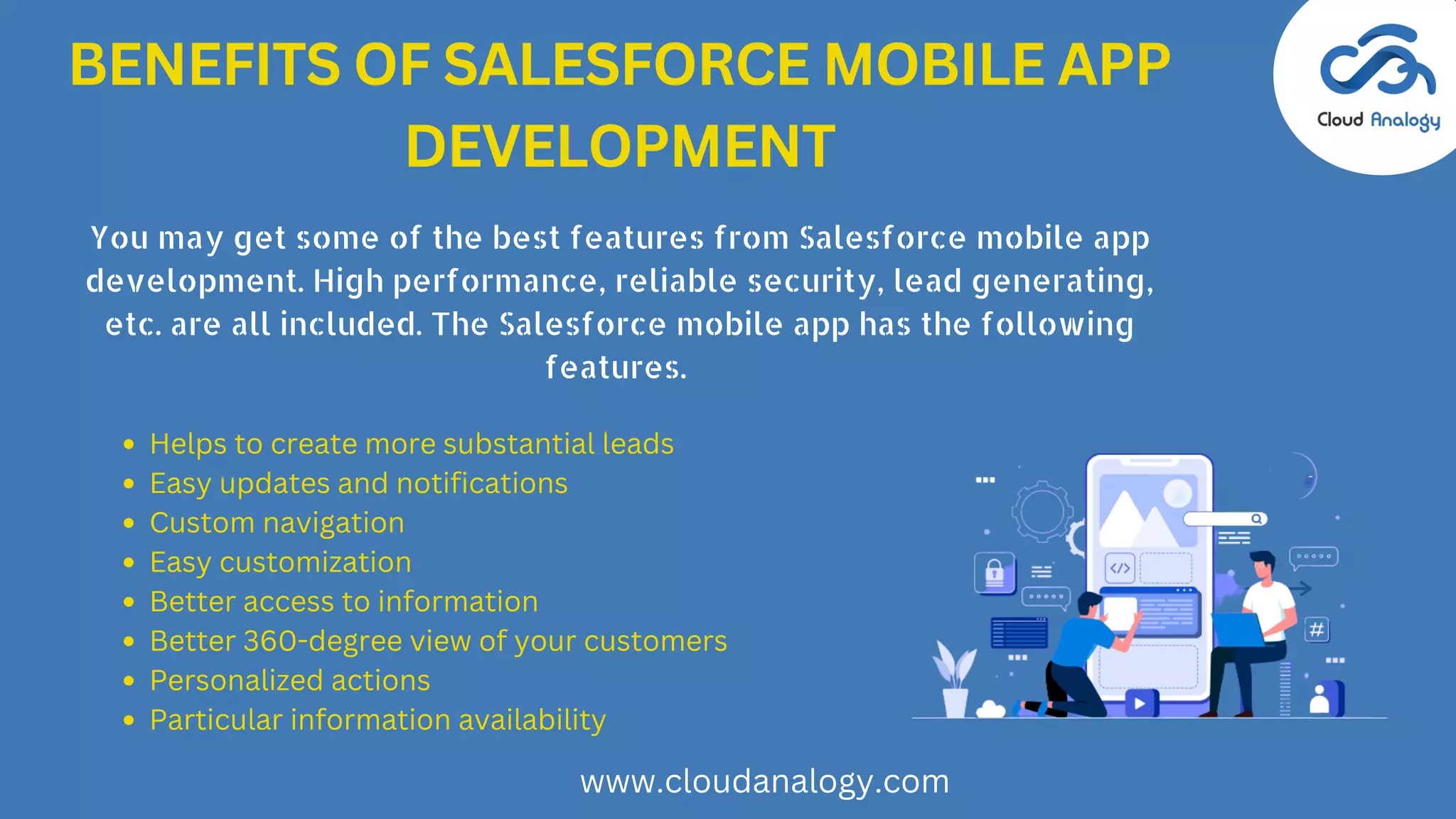 SALESFORCE MOBILE APP DEVELOPMENT BENEFITS AND COST | PPT