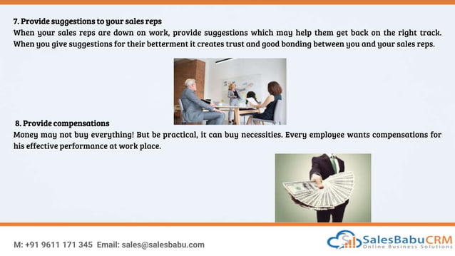 Sales force motivation tips | PPT