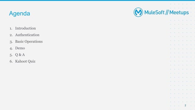 Salesforce + MuleSoft integration | PPTX